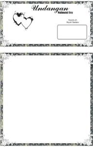 60+ Bingkai Undangan: Nikah, Tahlil, Aqiqah dll (DOWNLOAD)