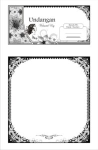 60+ Bingkai Undangan: Nikah, Tahlil, Aqiqah dll (DOWNLOAD)