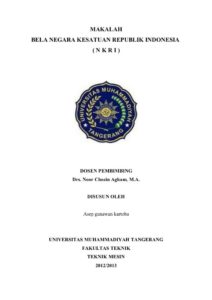 60+ Contoh Cover Makalah: Kuliah / SMA (BAIK, BENAR, MENARIK)