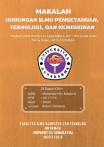 60+ Contoh Cover Makalah: Kuliah / SMA (BAIK, BENAR, MENARIK)