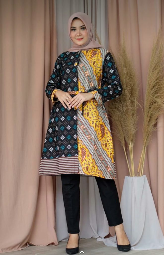 60+ Model Baju Batik (TERBARU, ATASAN, KOMBINASI, WANITA)