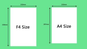 Ukuran Kertas F4 (CM, INCH, MM, WORD, EXCEL, PRINT)