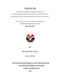 60+ Contoh Cover Makalah: Kuliah / SMA (BAIK, BENAR, MENARIK)