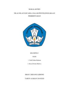 60+ Contoh Cover Makalah: Kuliah / SMA (BAIK, BENAR, MENARIK)