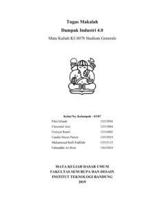 60+ Contoh Cover Makalah: Kuliah / SMA (BAIK, BENAR, MENARIK)