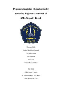 60+ Contoh Cover Makalah: Kuliah / SMA (BAIK, BENAR, MENARIK)