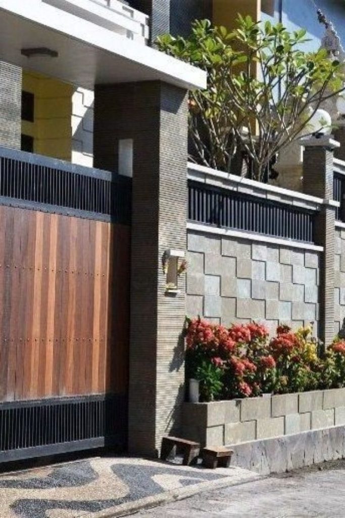60+ Desain Pagar Minimalis (BESI, KAYU, TEMBOK, CONTOH MODEL)