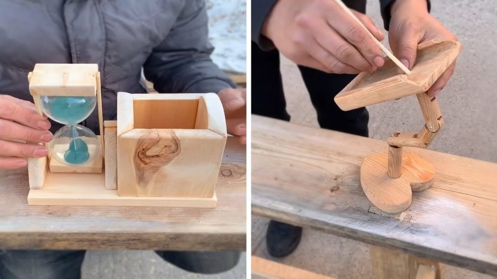 29 Kerajinan dari Kayu Bekas, Limbah, Palet & Cara Membuatnya